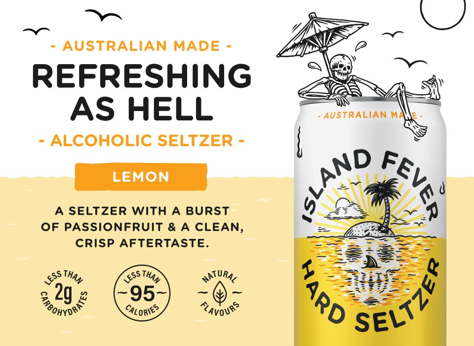 Buy Island Fever Seltzer in Australia | Island Fever Hard Seltzer at ...
