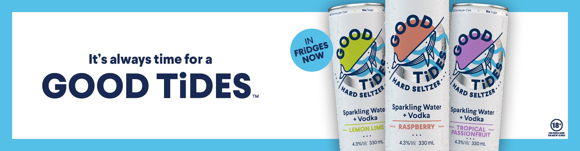 Buy Good Tides Seltzer Online @ Lowest Price in Australia - Dan Murphy's
