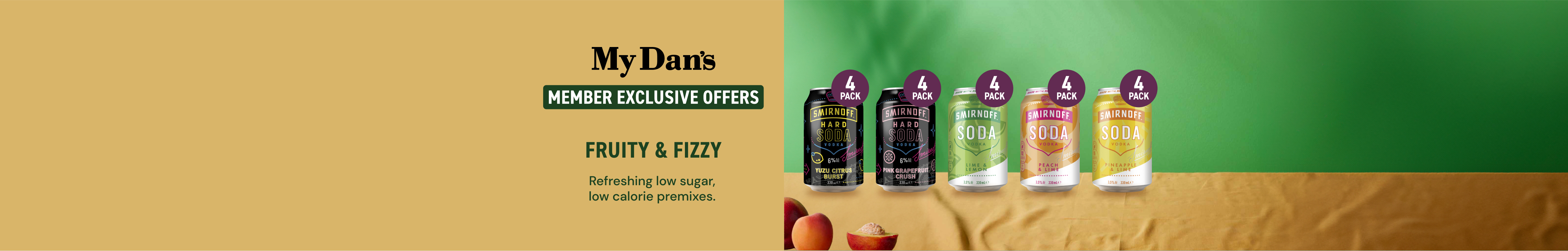 Shop Top Fruity & Frizzy Premixes (Member Exclusive) - Dan Murphy’s ...