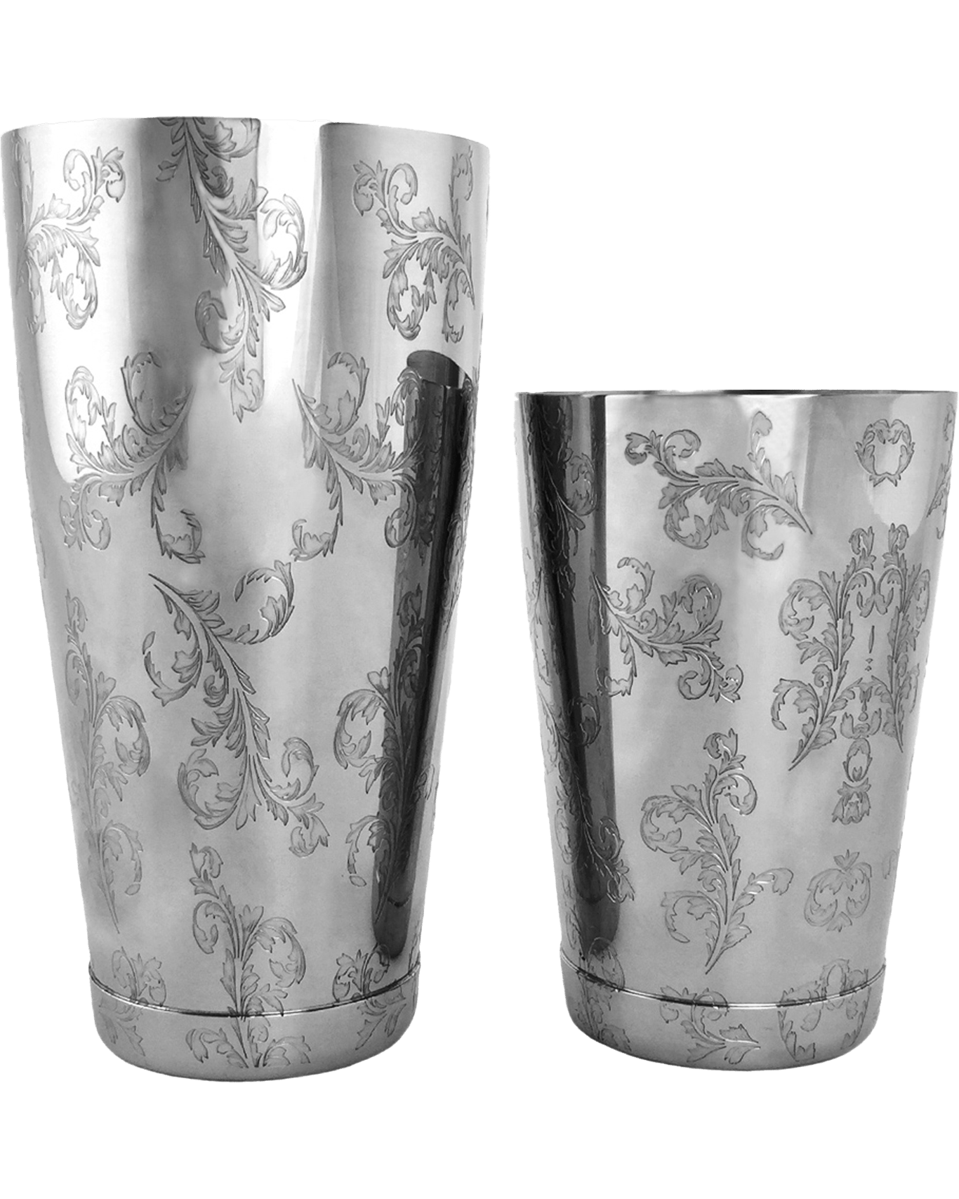 Buy Bev-equip Boston Shaker Set Tin On Tin Engraved Stainless Steel ...