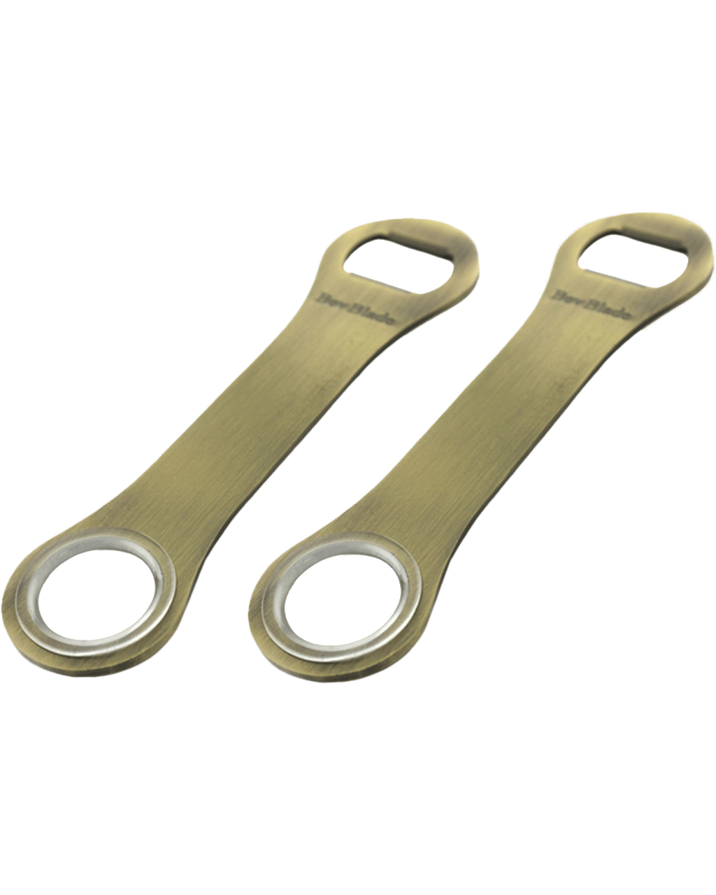 Bev Equip Bar Blade Antique Gold With Spin Ring 2 Pack - Boozy Bev Equip Bar Blade Antique Gold With Spin Ring 2 Pack - Boozy