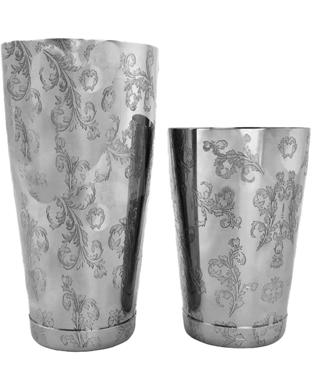 Buy Barware Boston Shaker Set Tin On Tin Engraved Stainless Steel ...