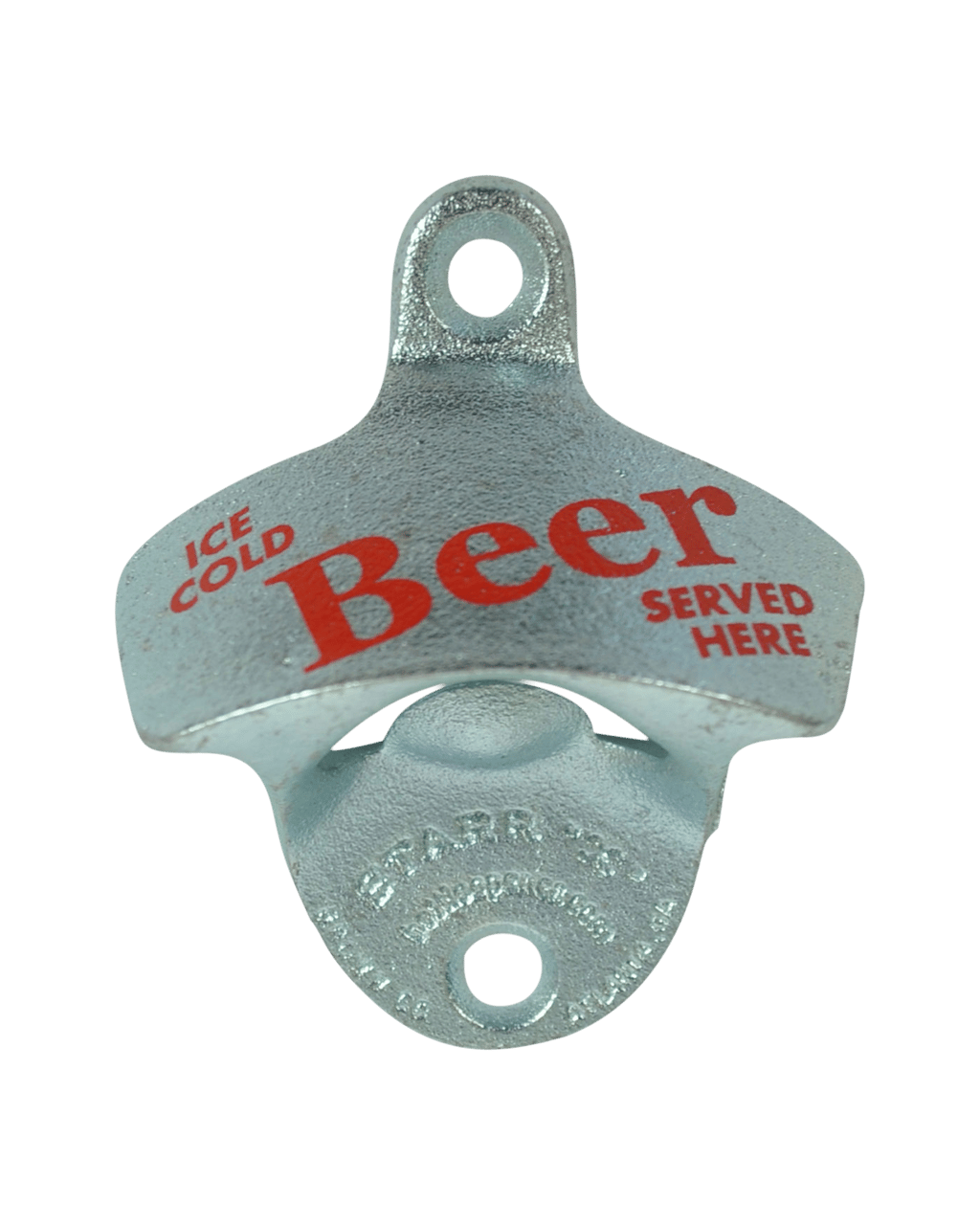 Buy Bev-equip Wall Mounted Bottle Opener 'ice Cold Beer Served Here ...