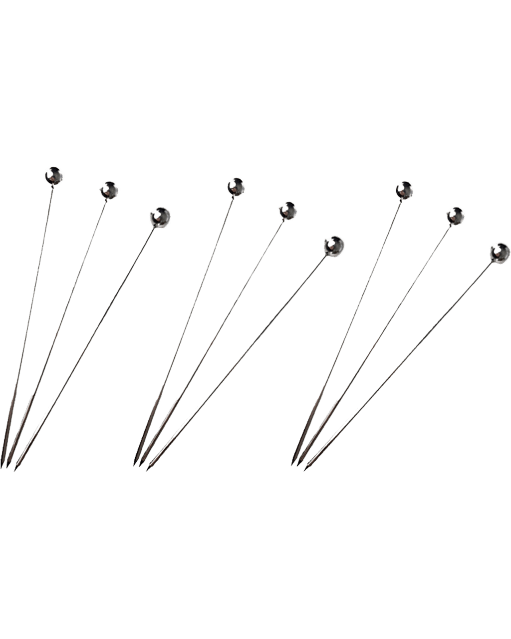 Buy Barware Cocktail Pick Steel Ball Top Chrome Pk 10 3 Pack Online ...