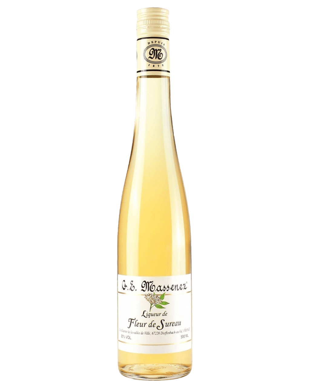 Buy Massenez Massenez Elderflower Liqueur 20% 500ml Online @Lowest Price
