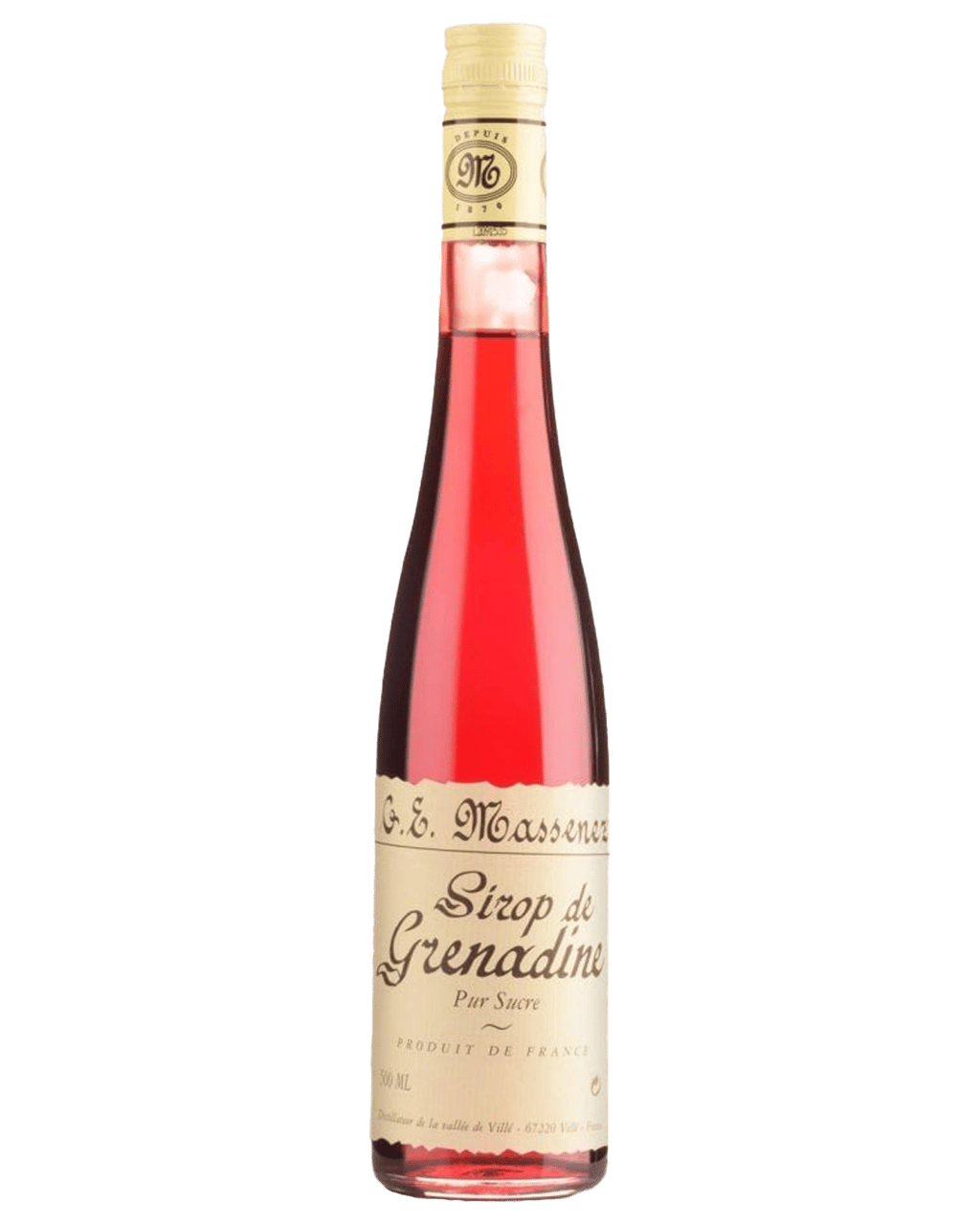 Massenez Massenez Sirop De Grenadine Pommegranate Cordial 500mL - Boozy