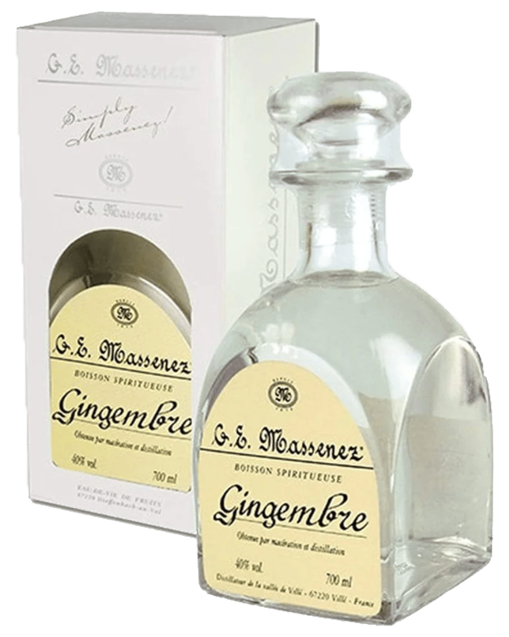 Buy Massenez Eau De Vie De Gingembre (ginger Spirit) Carafe 700ml ...