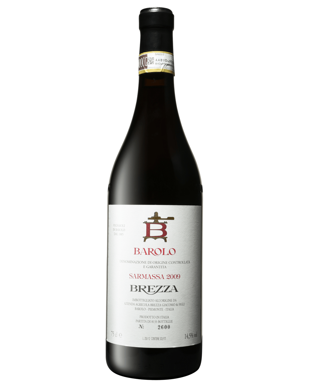 Buy Brezza Barolo Bricco Sarmassa 2009 Online @Lowest Price