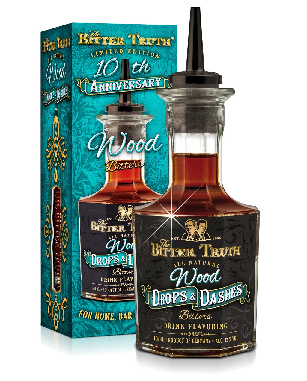 Buy The Bitter Truth 10th Anniversay Limited Edition Wood Bitters 100ml ...