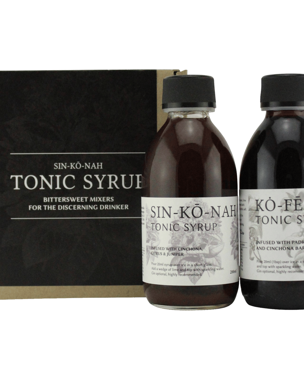 Buy Sin Ko Nah Regular & Ko-fe Tonic Syrup Pack 2 X 200ml Online ...