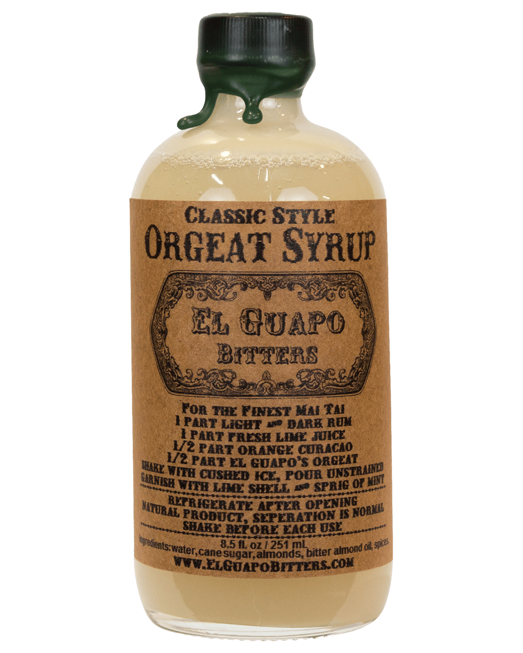 El Guapo Orgeat Syrup - Boozy