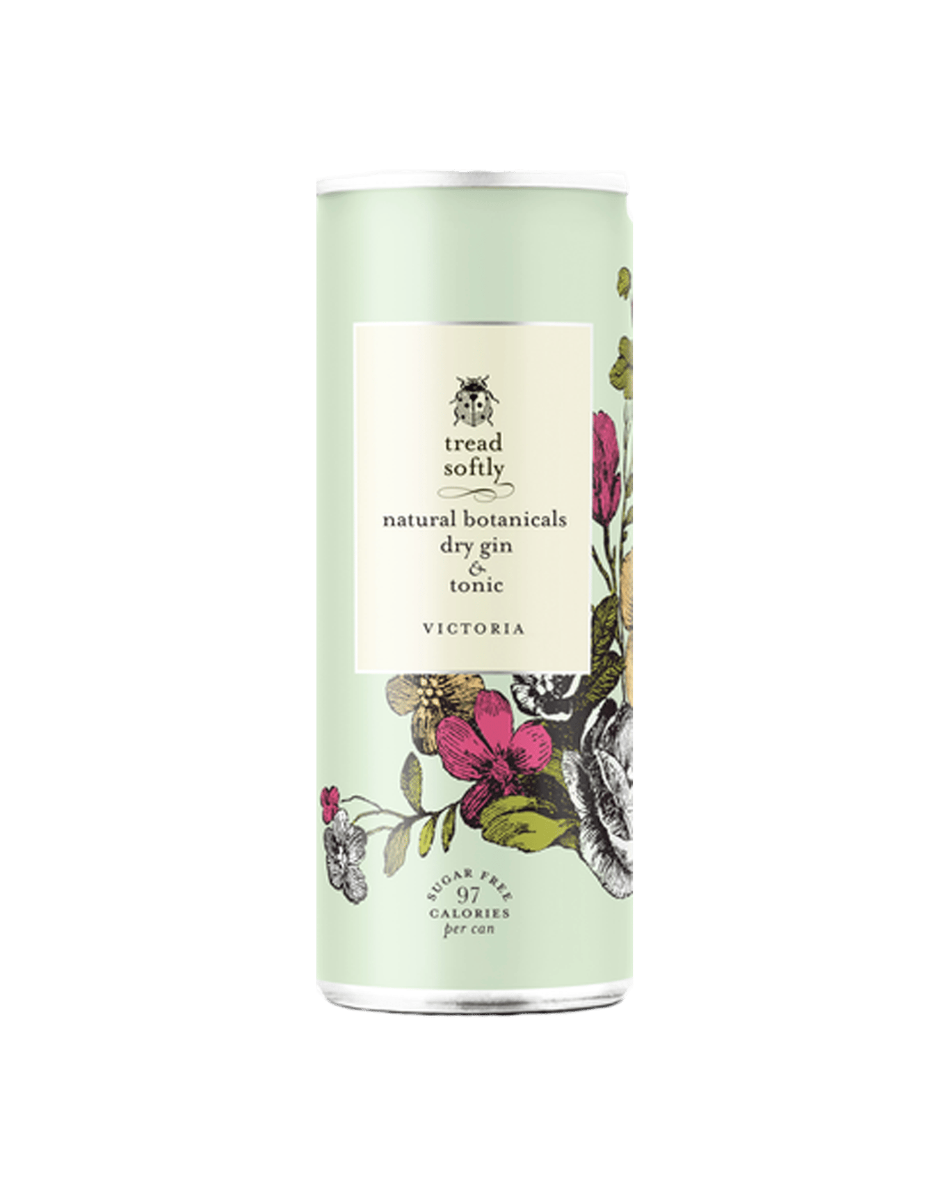 Buy Tread Softly Natural Botanicals Dry Gin & Tonic Sugar Free 250ml ...