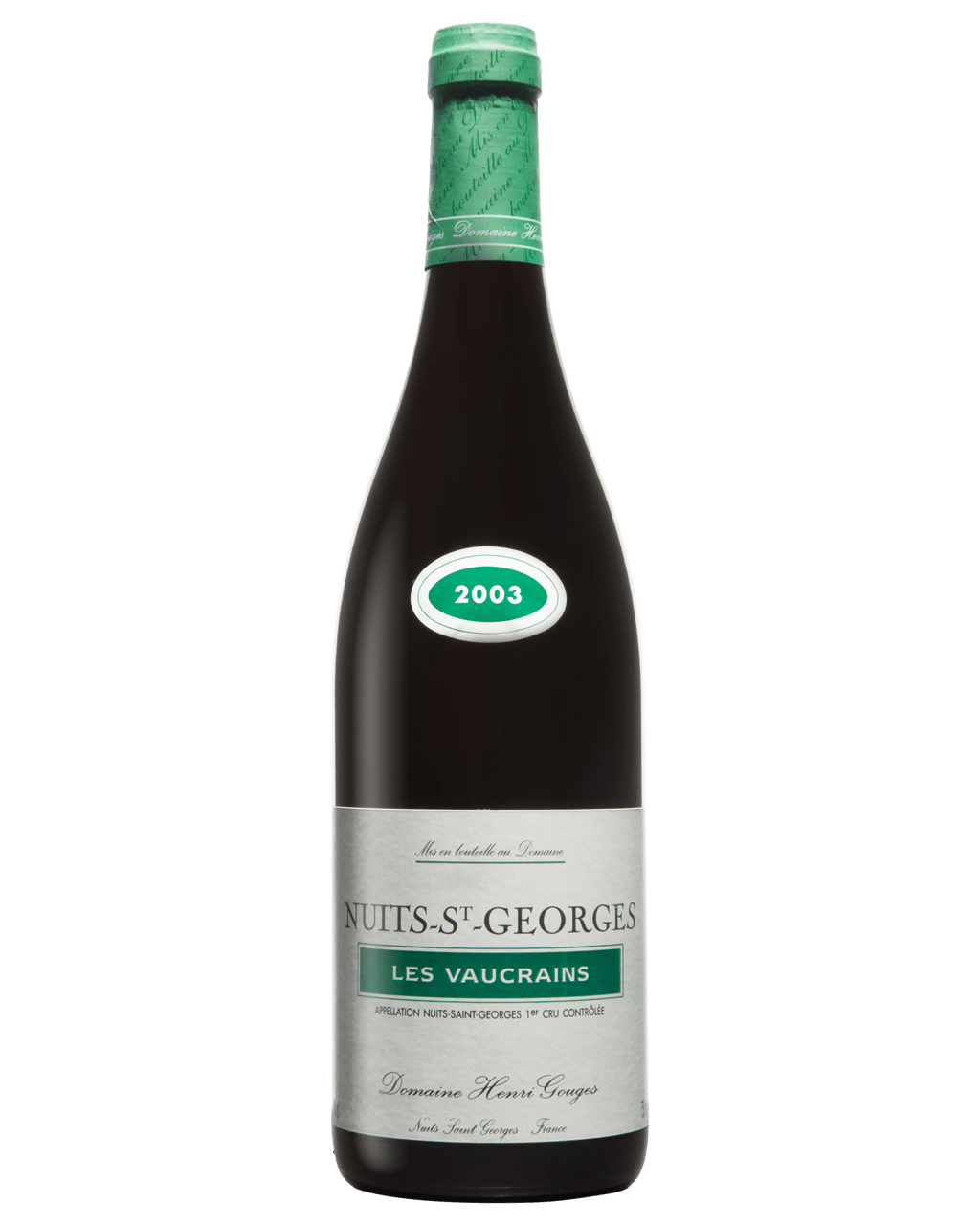 Buy Domaine Henri Gouges Nuits Saint Georges Les Vaucrains 1er Cru 2003 ...