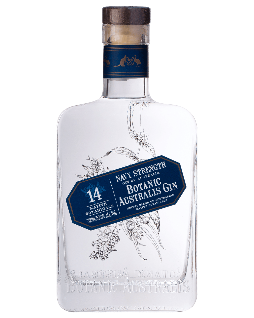 Buy Mt Uncle Distillery Botanic Australis Navy Strength Gin 700ml ...