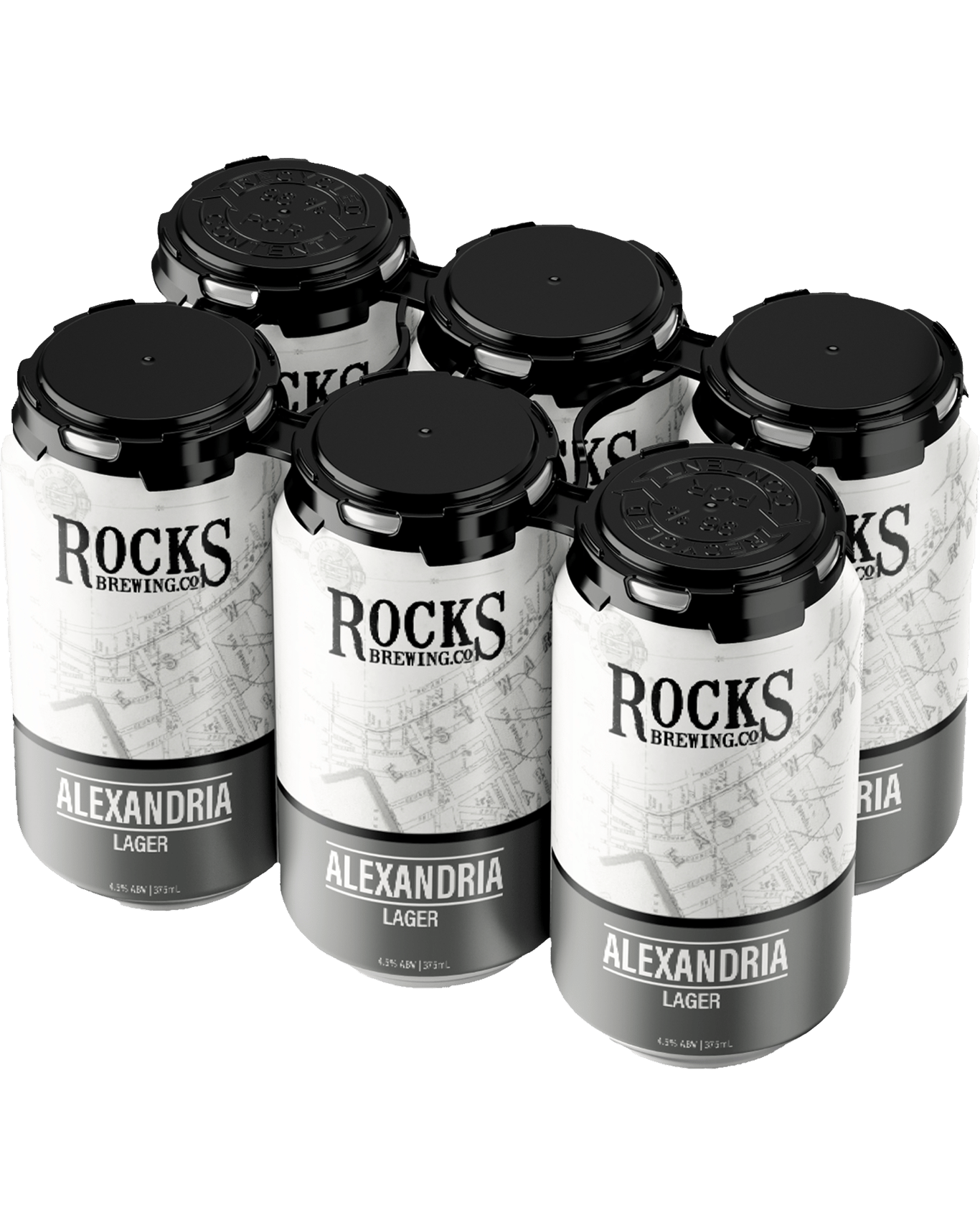 Buy Rocks Brewing Co Alexandria Lager Cans 375ml Online @Lowest Price