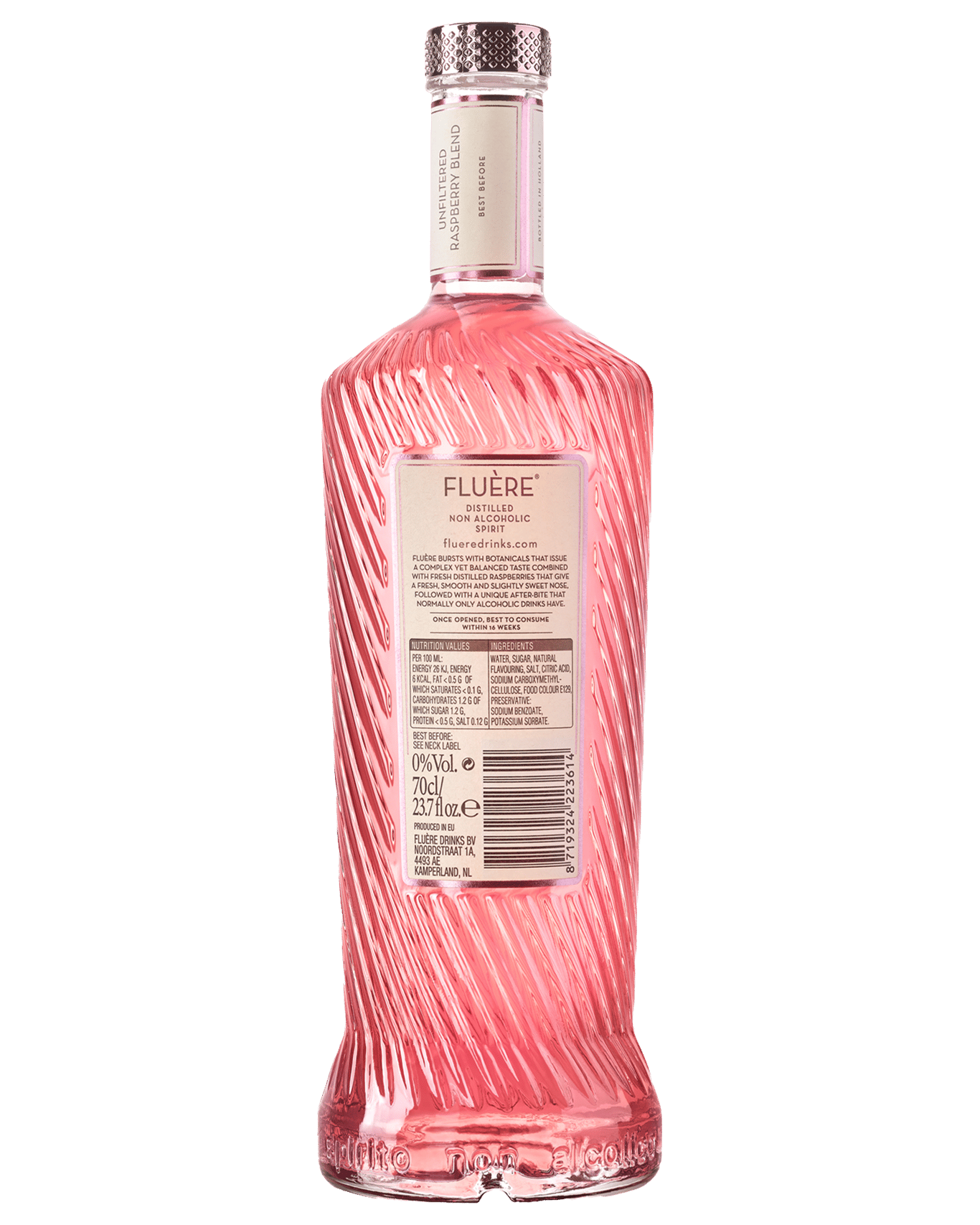 Buy Fluere Fluere Raspberry Blend Alcohol-free Spirit 700ml (pink Gin ...