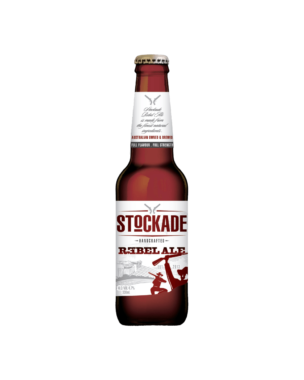 Buy Stockade Rebel Ale 330ml Online (Low Prices) from Dan Murphy's