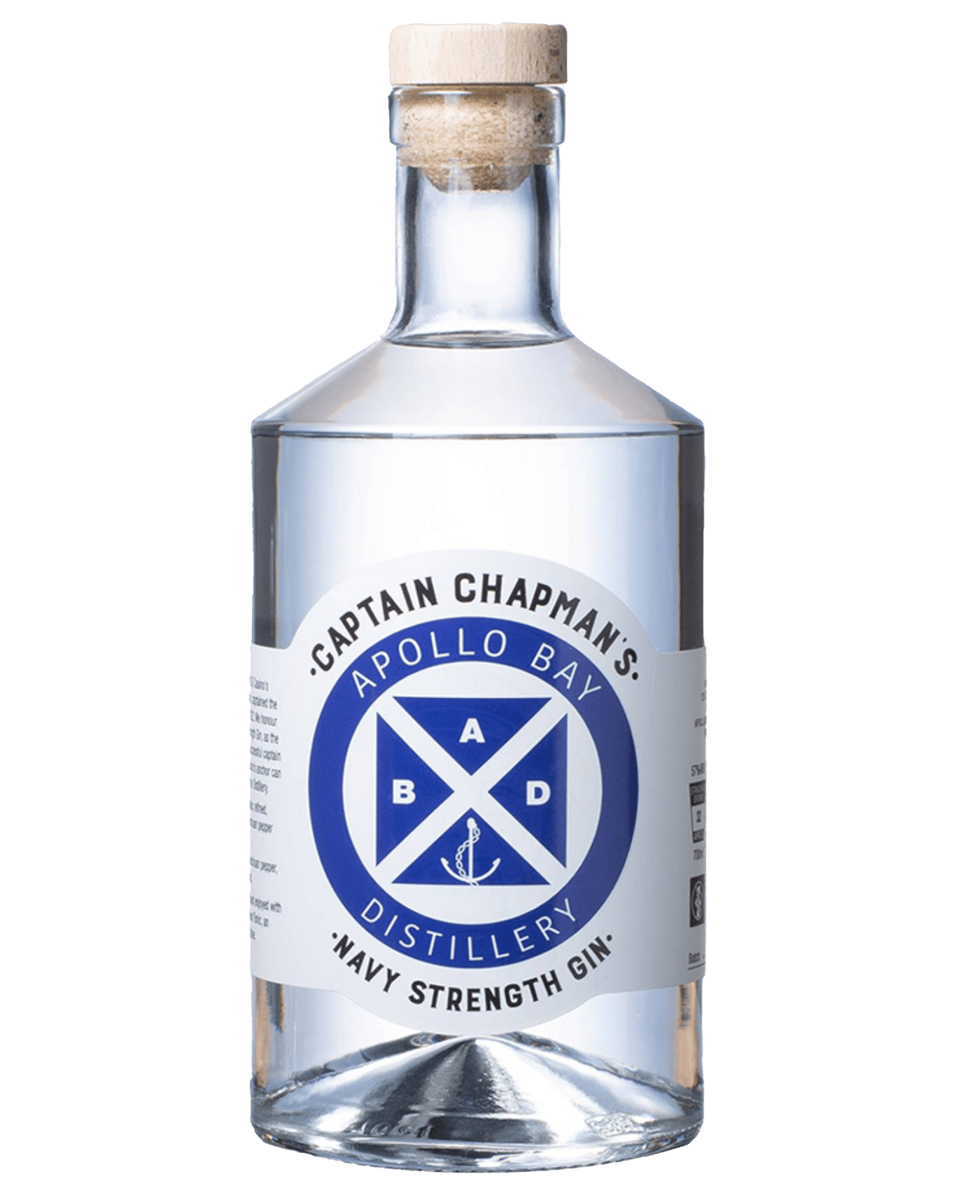 Buy Apollo Bay Distillery Captain Chapmans Navy Gin Online @Lowest Price