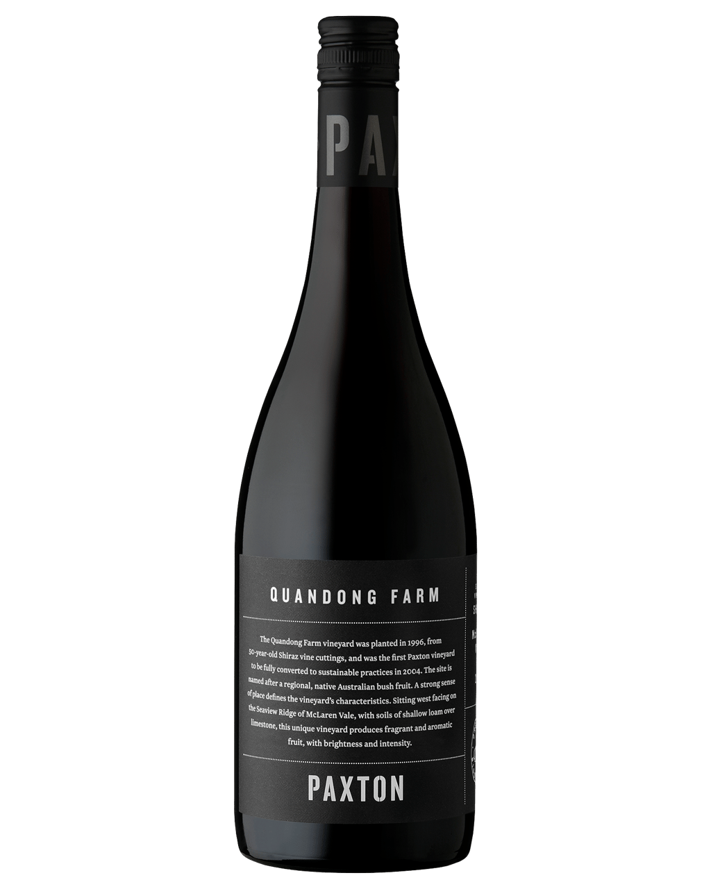 Buy Paxton Quandong Farm Single Vineyard Shiraz 2019 Online @Lowest Price