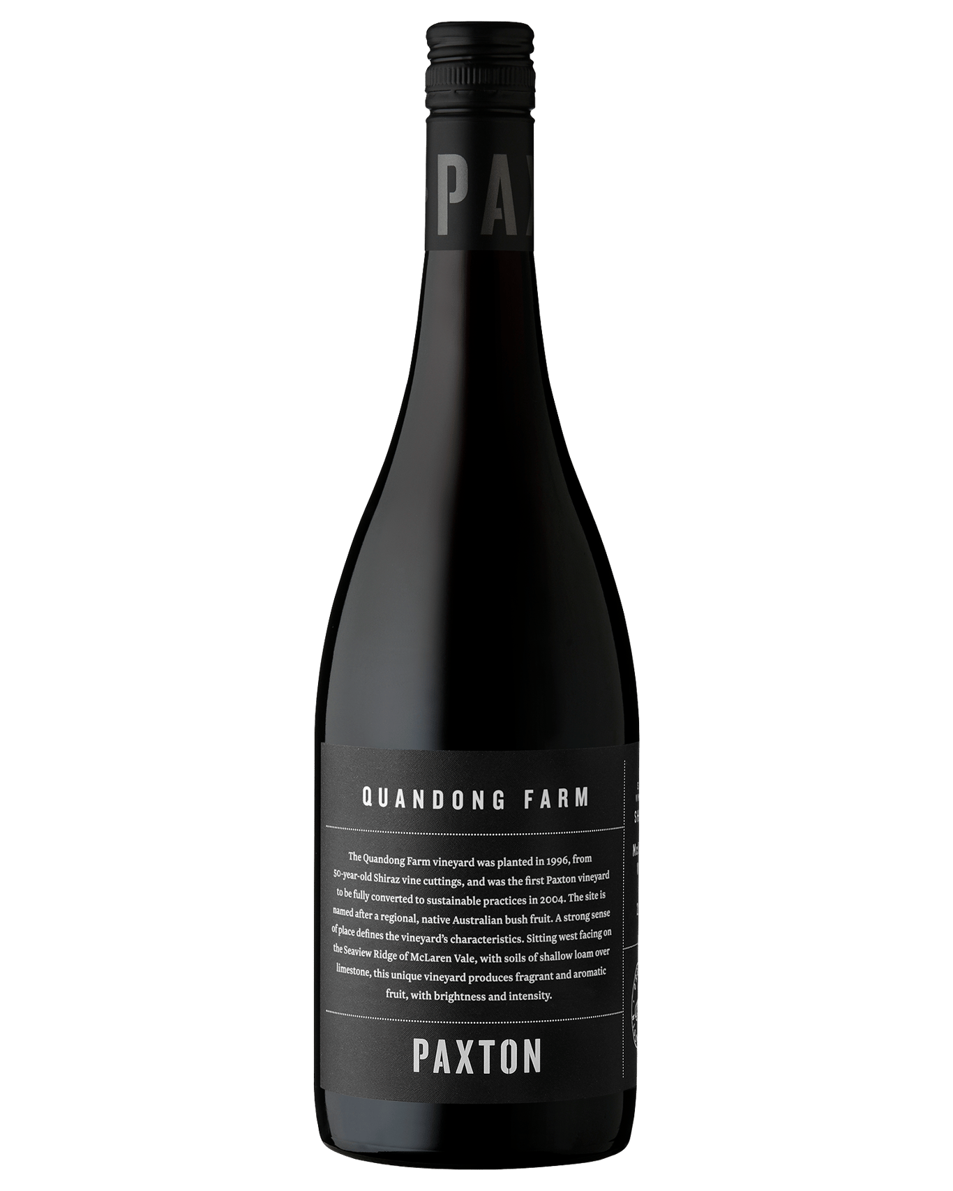 Buy Paxton Quandong Farm Single Vineyard Shiraz 2019 Online @Lowest Price