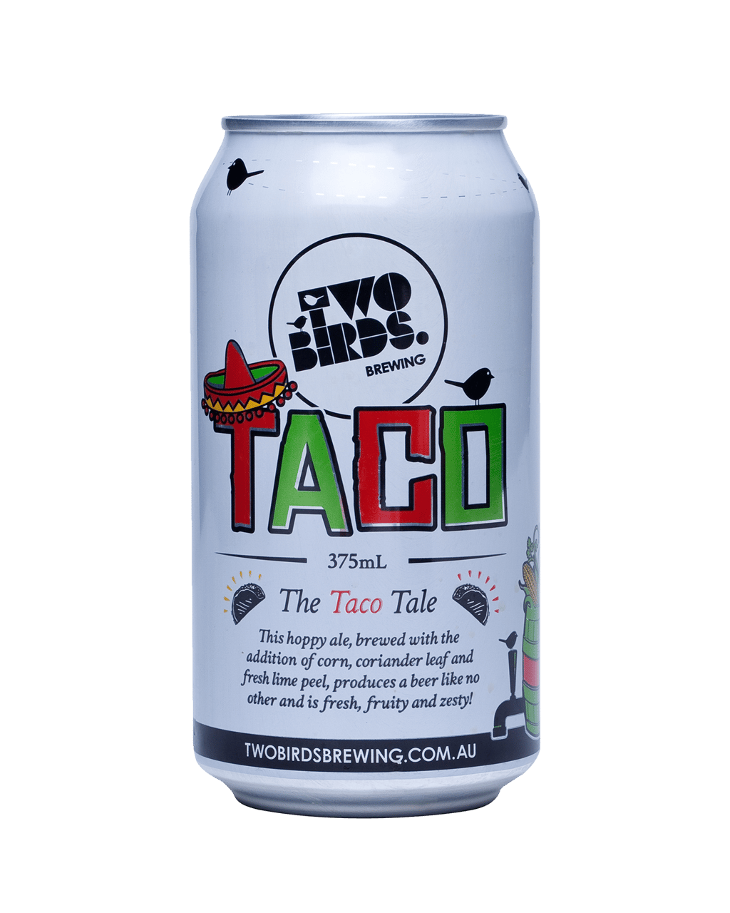 Buy Two Birds Brewing Taco Beer Cans 375ml Online (Low Prices) from Dan ...
