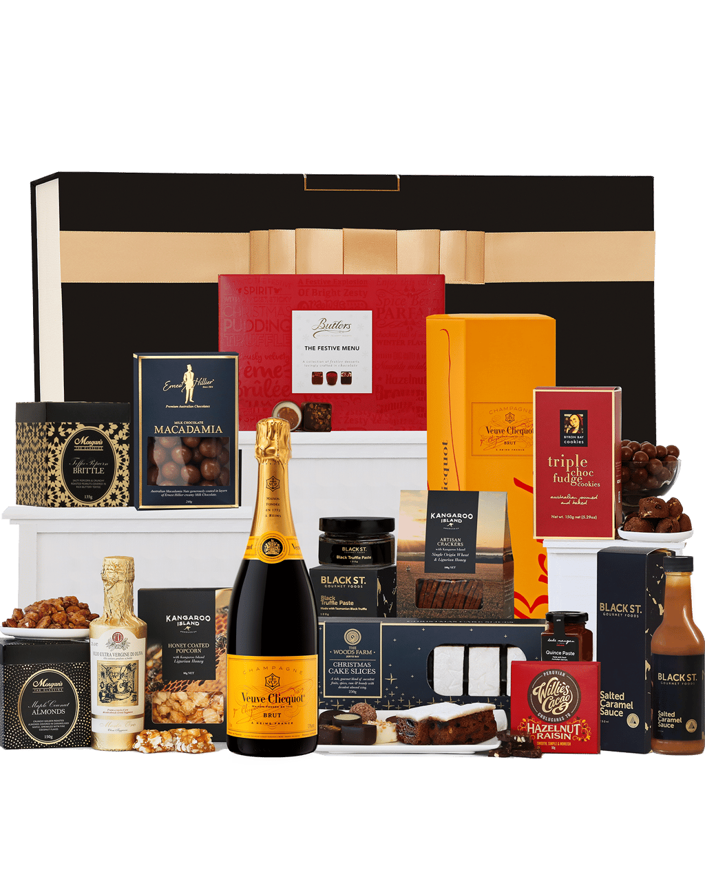 Buy The Hamper Emporium Christmas Foodies With Veuve Hamper Online ...