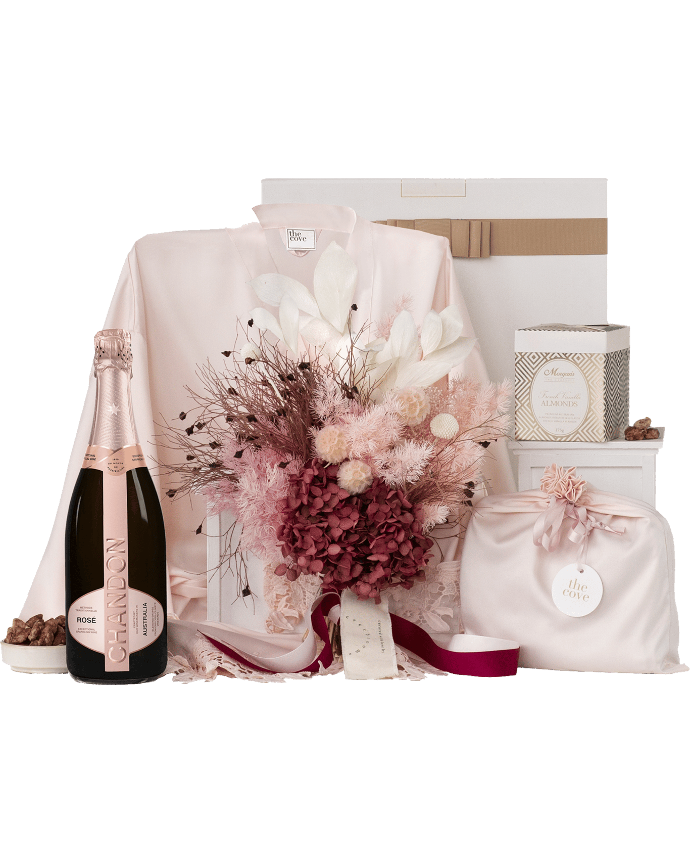 Buy The Hamper Emporium More Than Flowers With Chandon Rosé Hamper ...
