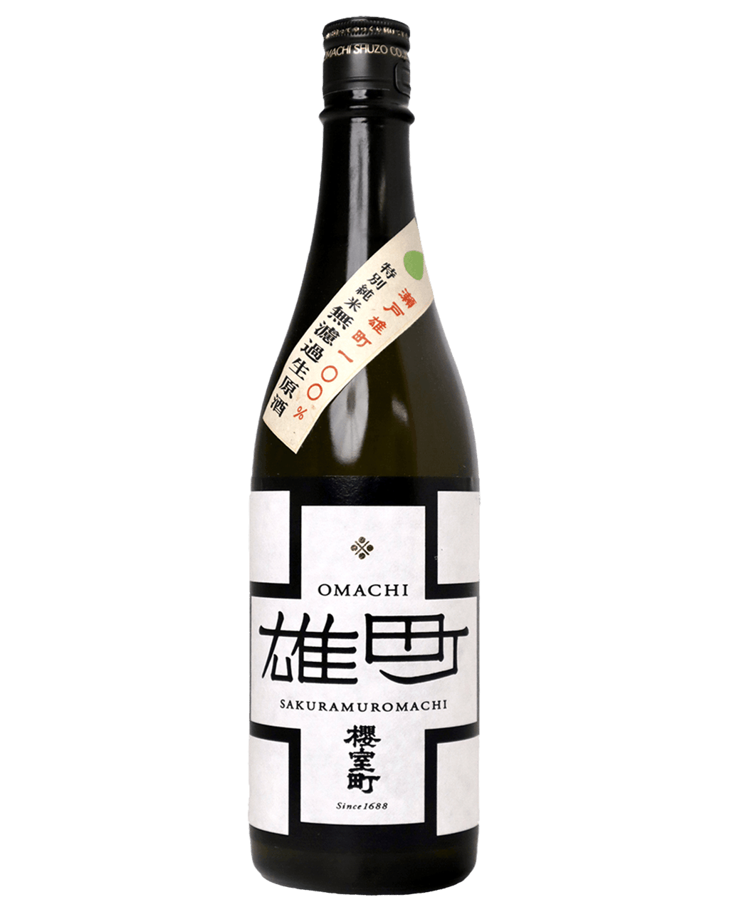 Buy Muromachi Tokubetsujunmai Muroka Namagenshu Omachi 720ml Online ...