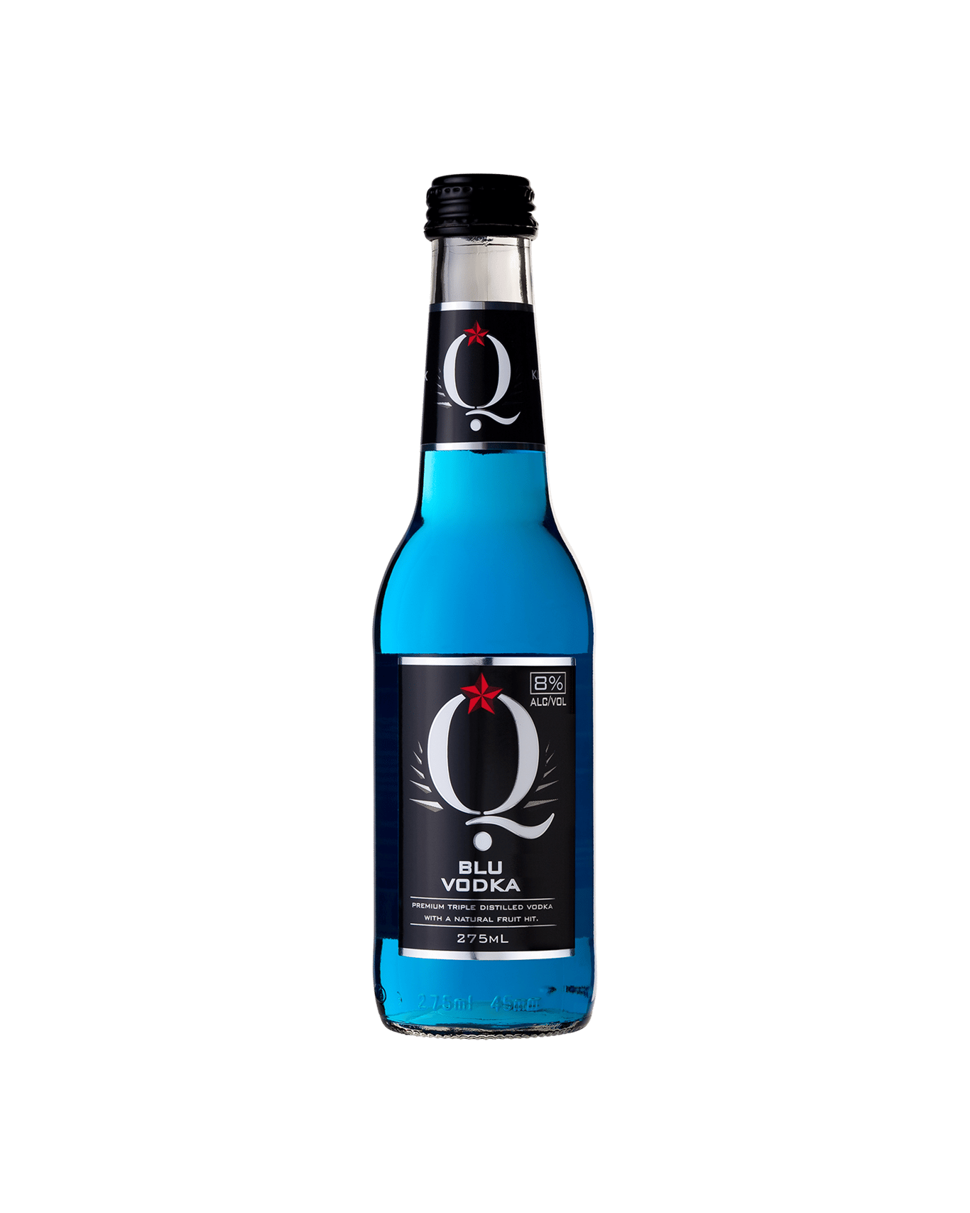 Buy Q Vodka Blu Fruit Tingle Bottles 275ml Online @Lowest Price