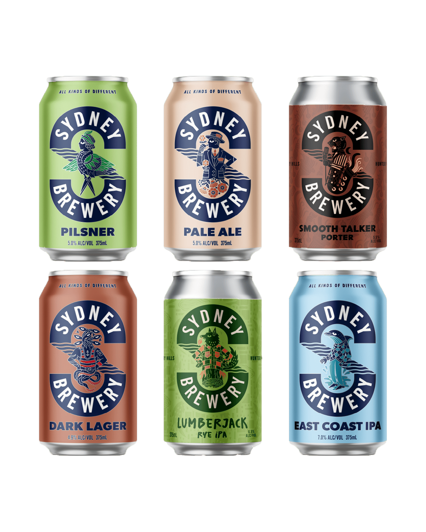 Buy Sydney Brewery Craft Beer Mixed Case 375ml Cans Online @Lowest Price