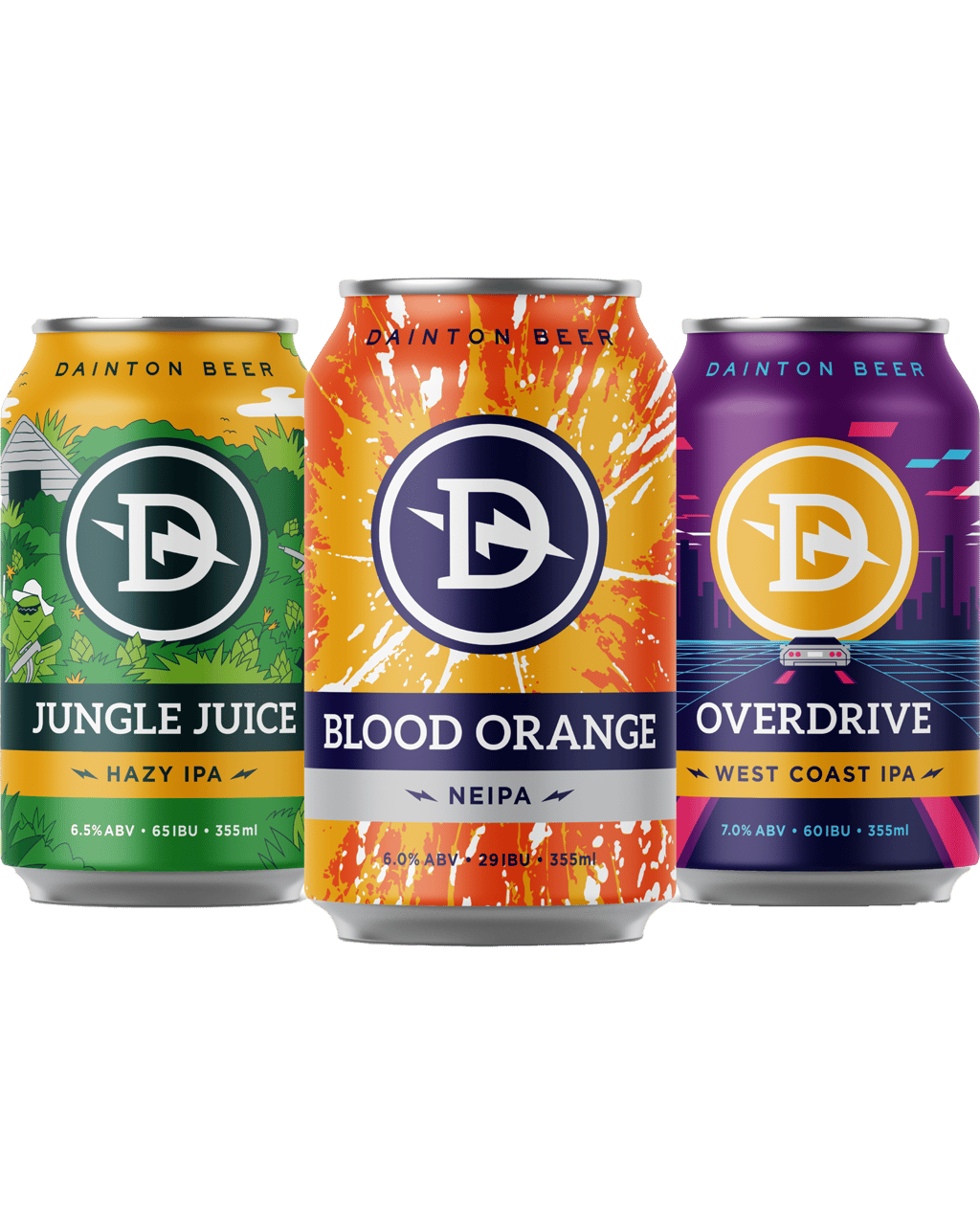 Buy Dainton Beer Hop Box Pack Cans 355ml Online (Low Prices) from Dan ...