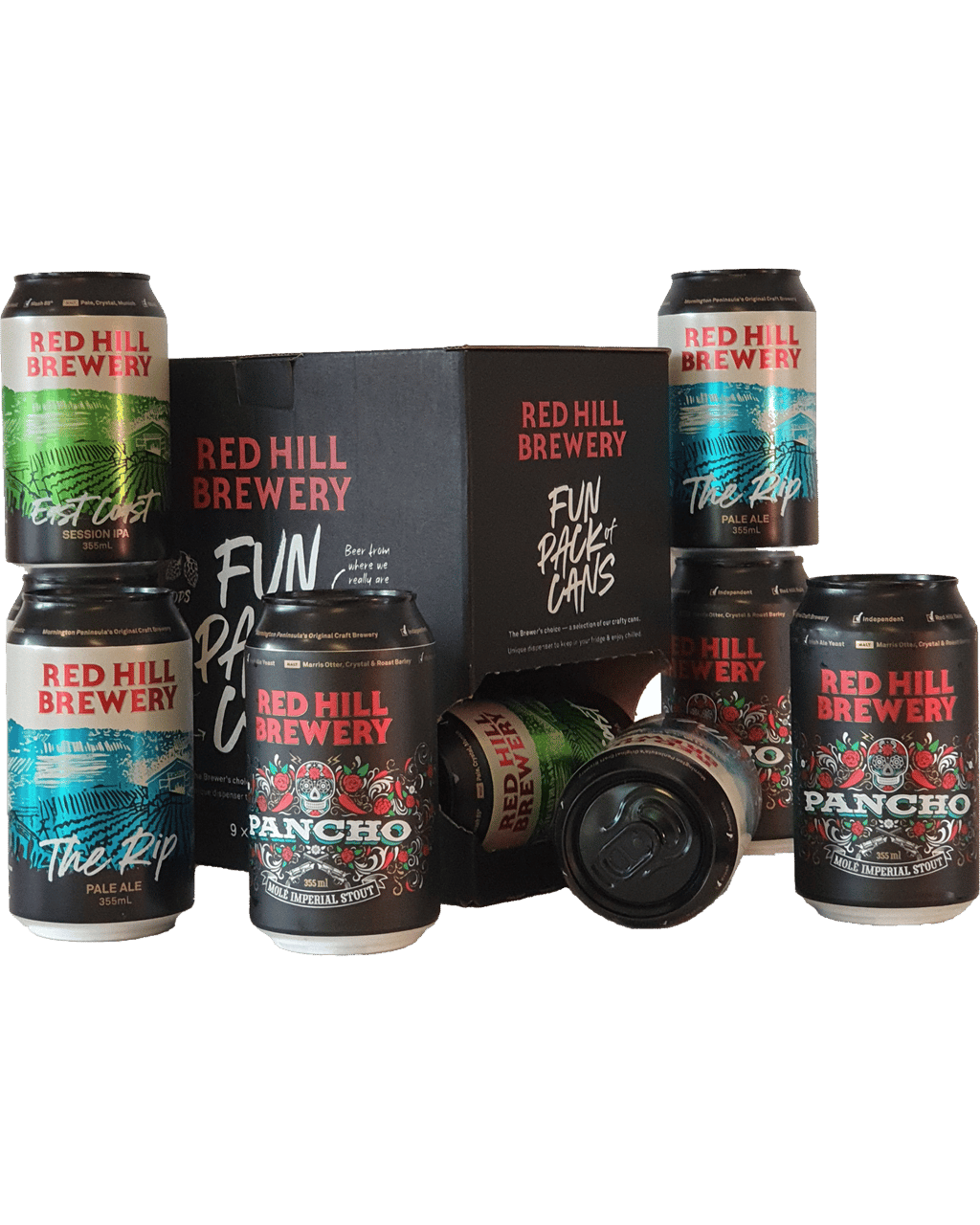 Red Hill Brewery Fun Pack 9 Mixed Cans Boozy Red Hill Brewery Fun Pack 9 Mixed Cans Boozy