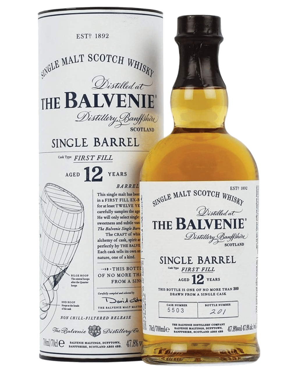 Buy Balvenie Single Barrel First Fill 12 Year Old Single Malt Whisky ...