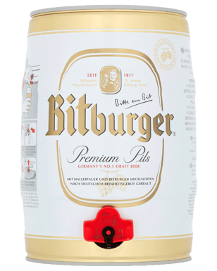 Buy Bitburger German Pils Mini Keg 5l Online @Lowest Price