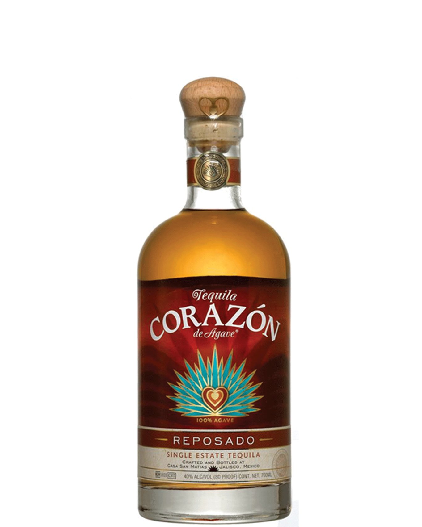 Buy Corazon Single Estate Reposado Tequila 700ml Online @Lowest Price