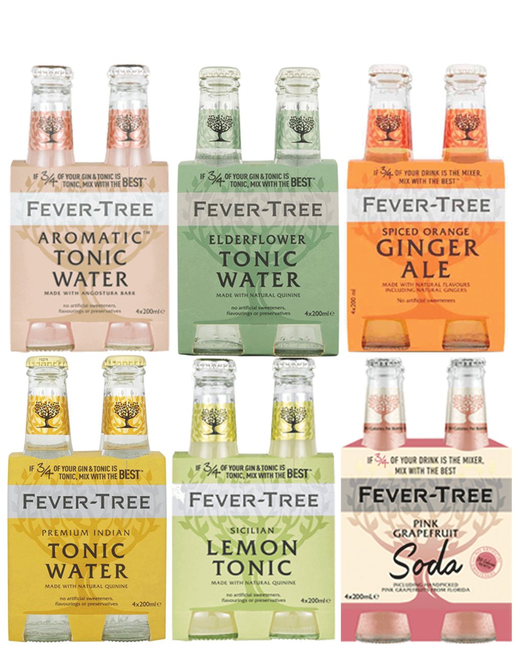 Buy Fever Tree Mixed Pack 24 X 200ml Online @Lowest Price