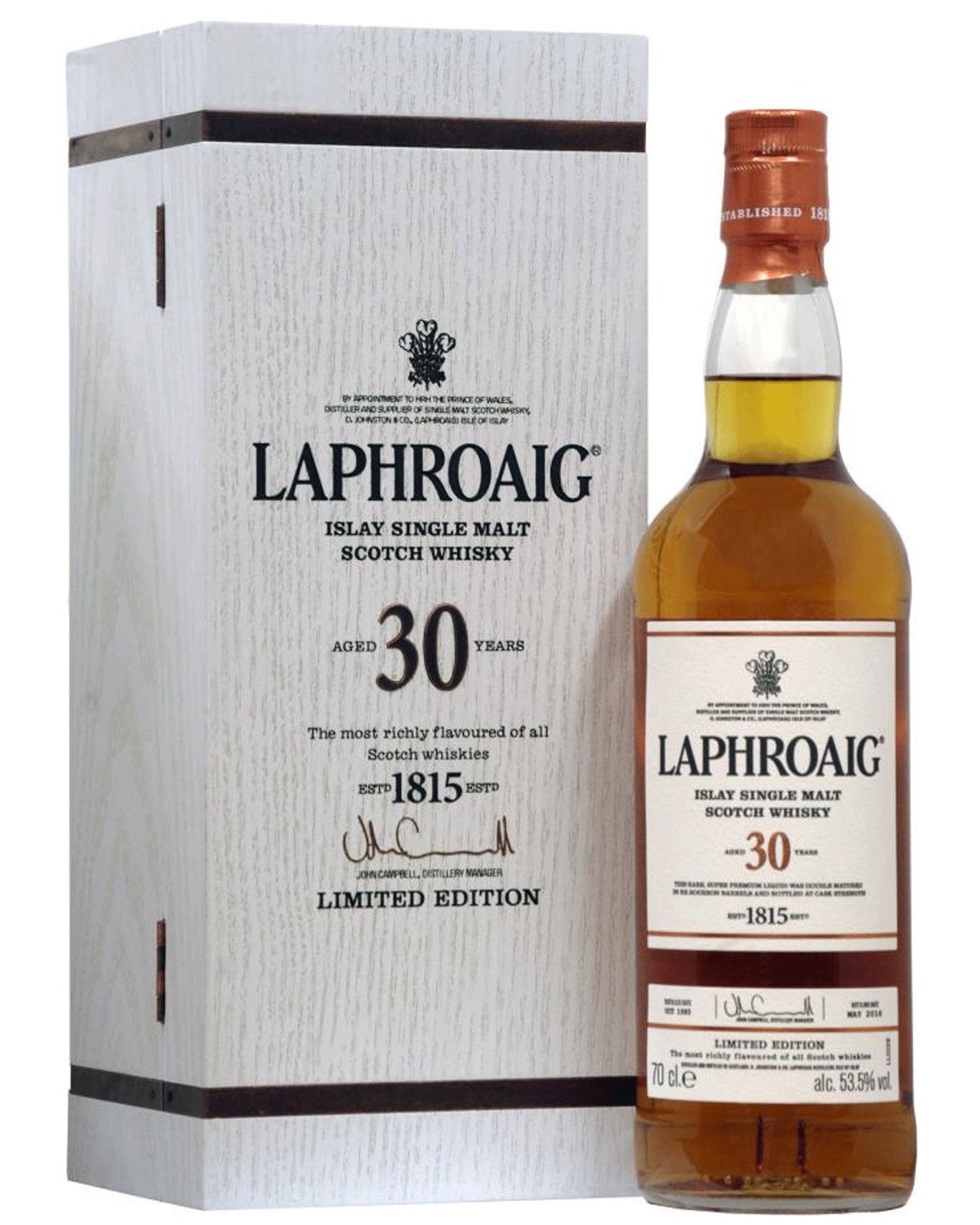 Buy Laphroaig 30yo Limited Edition Single Malt Scotch Whisky 700ml ...