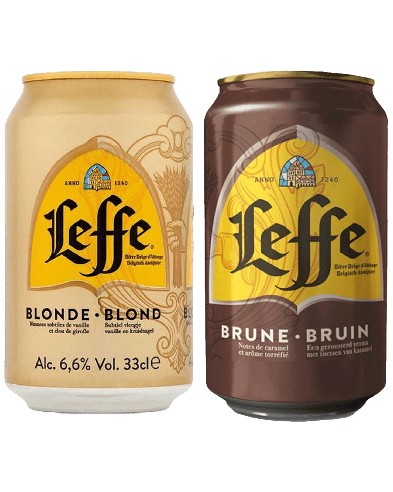 Buy Leffe Blonde & Brune Mixed 48 Can Block 330ml Online @Lowest Price