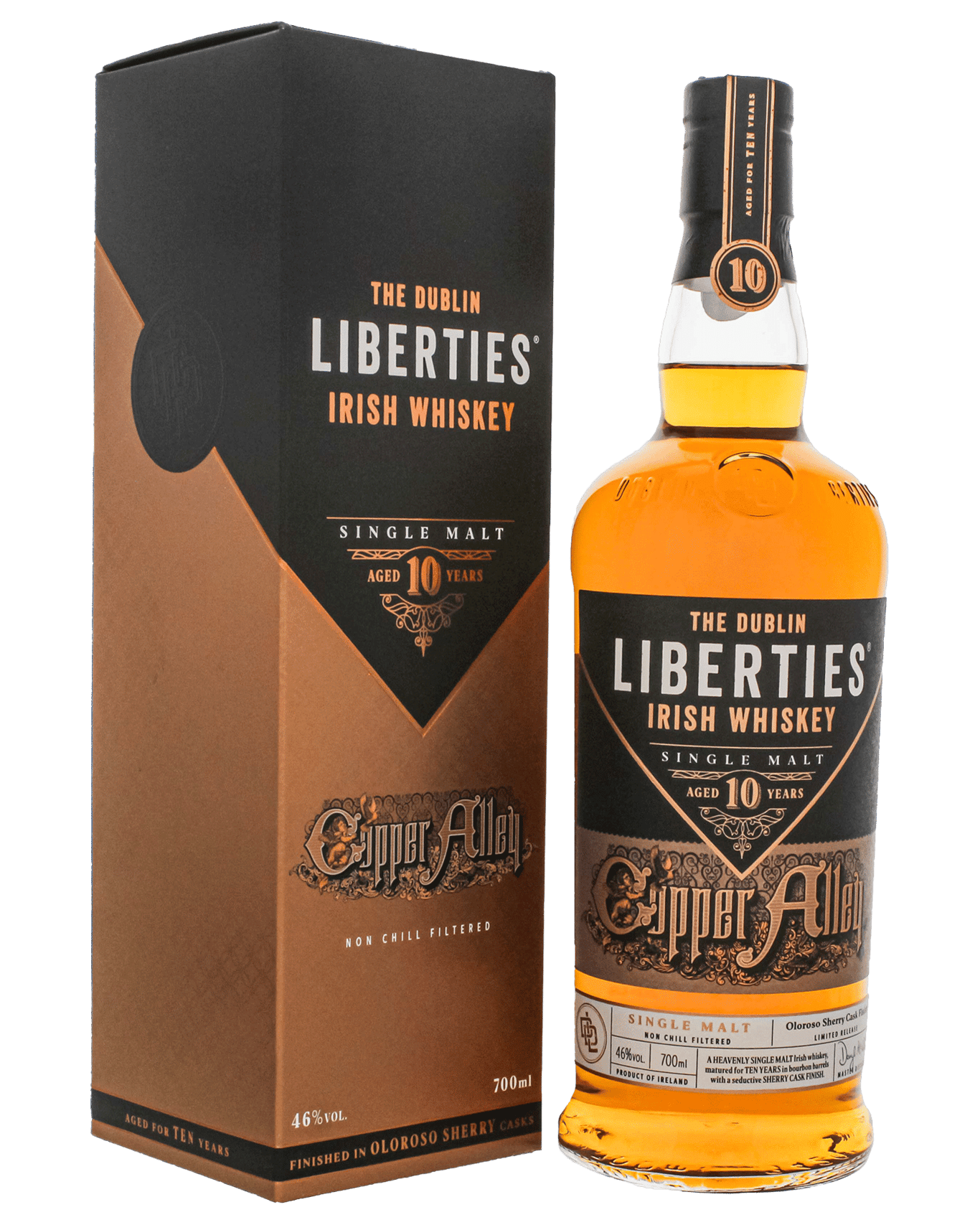 Buy Liberties 'copper Alley' 10 Year Old Single Malt Irish Whiskey ...