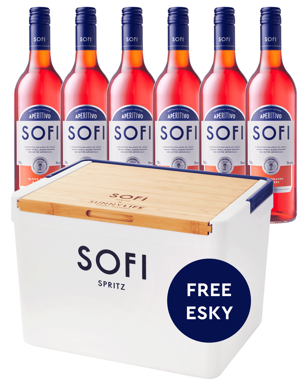 Buy Sofi Aperitivo Blood Orange & Bitters + Bonus Esky Online (Low ...