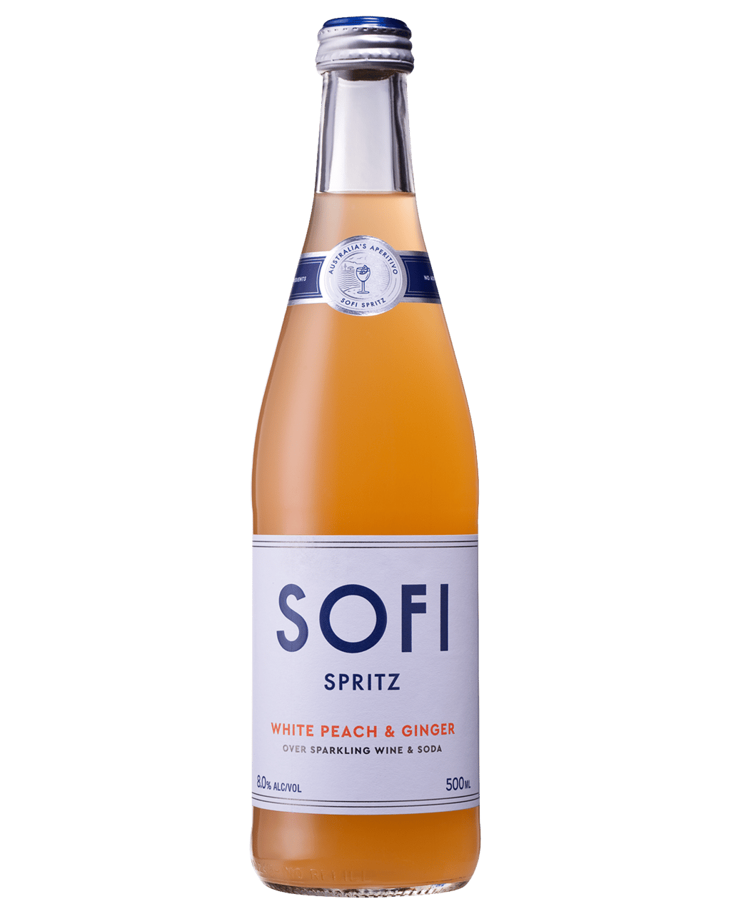Buy Sofi Spritz Sofi White Peach & Ginger 6 X 500ml Bottles + Twin Pack ...