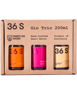 Buy 36 Short Gin Trio Pack 200ml Online (Lowest Price Guarantee): Best ...