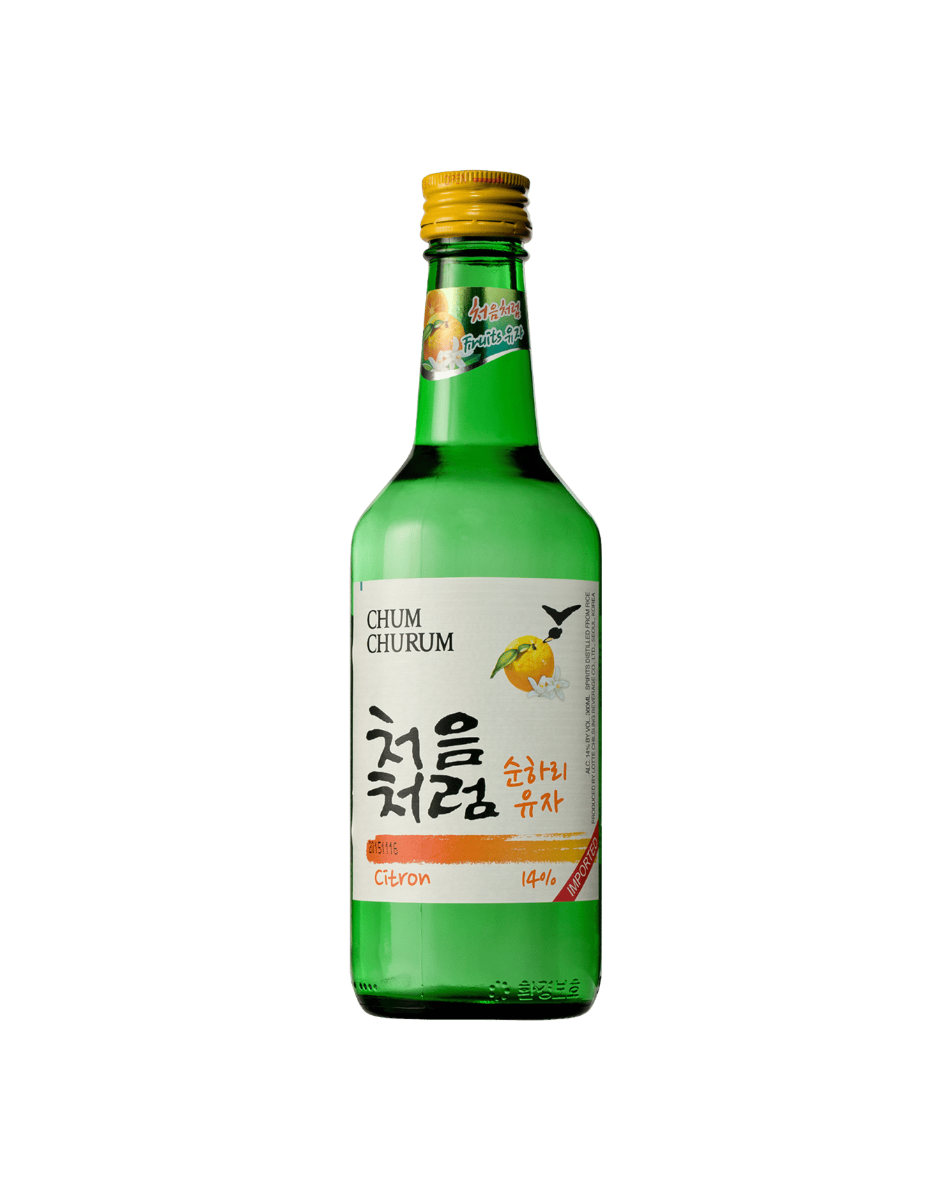 Buy Lotte Liquor Chum Churum Citron Soju 360ml Online @Lowest Price