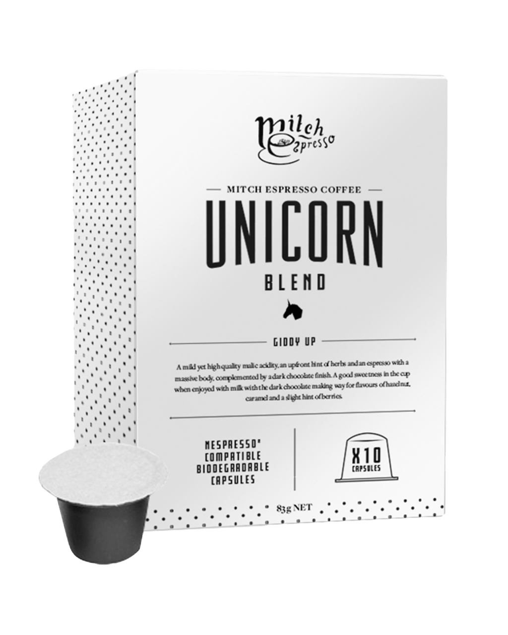 Buy Mitch Espresso Capsules - Unicorn Blend 50 Pack Online @Lowest Price