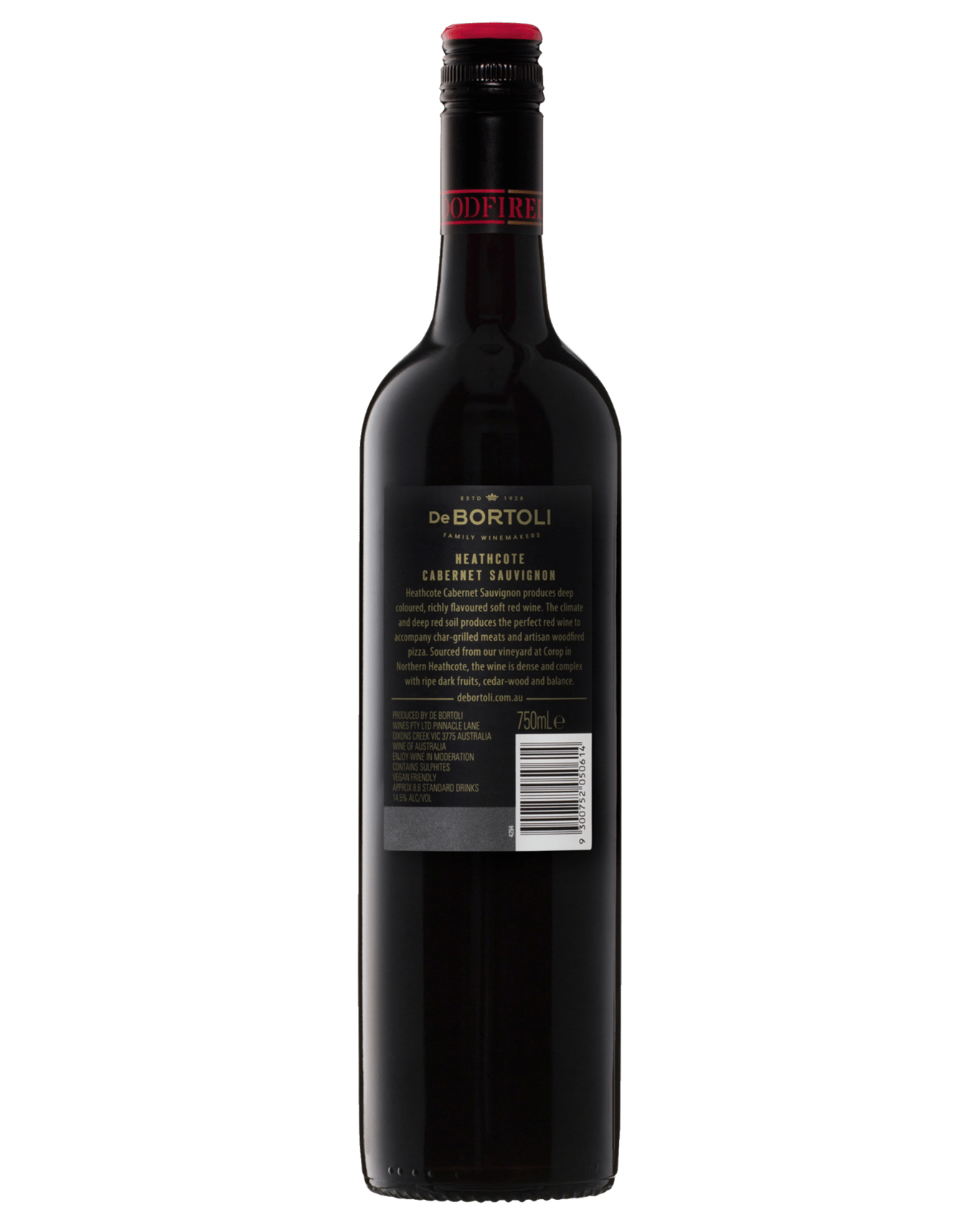Buy De Bortoli Woodfired Heathcote Cabernet Sauvignon Online @Lowest Price
