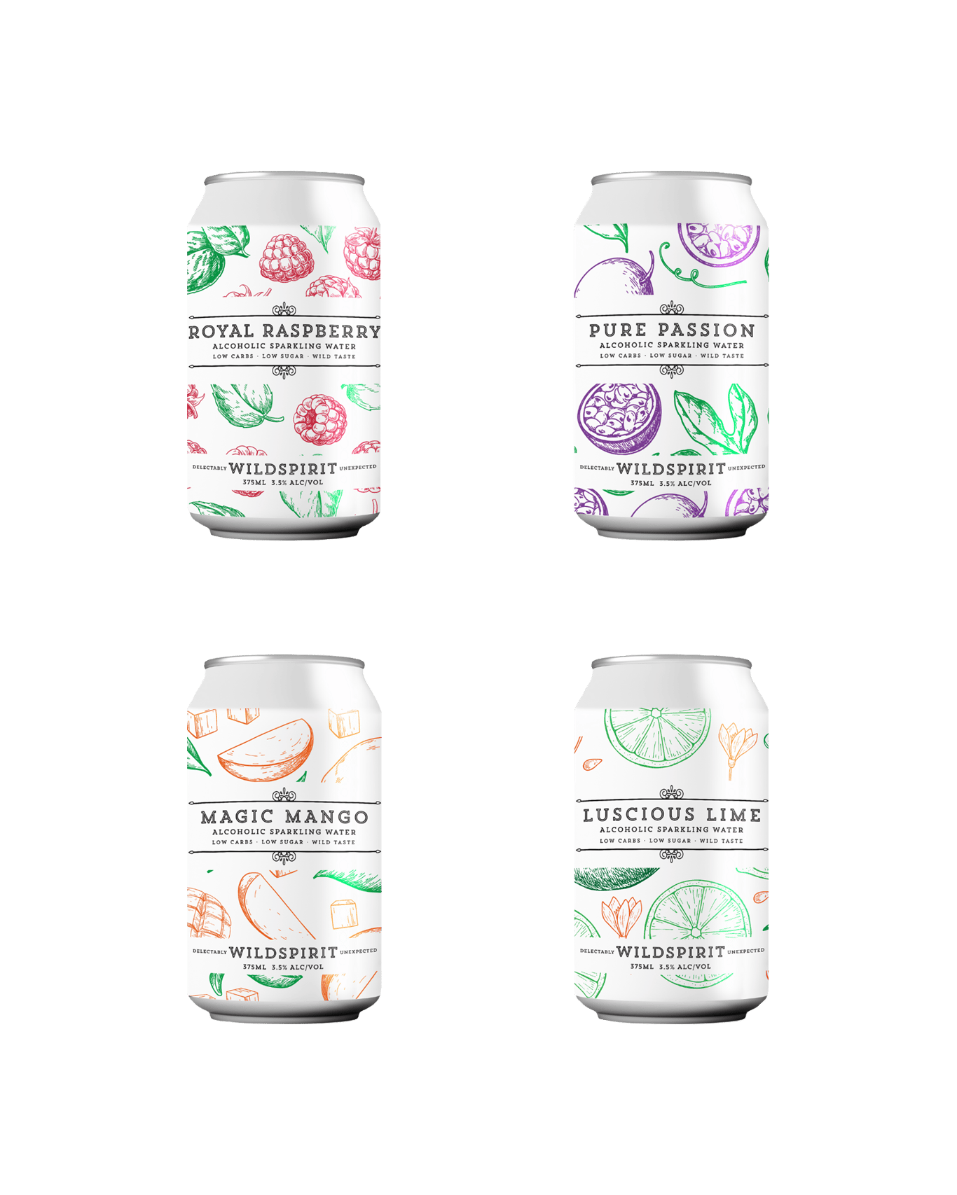 Buy Wildspirit Distilling Co Alcoholic Sparkling Water Mixed Case Cans ...