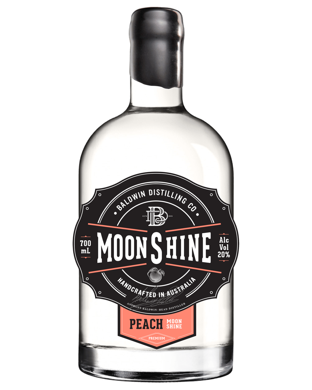 Buy Baldwin Distilling C Peach Moonshine 700ml Online (Unbeatable ...
