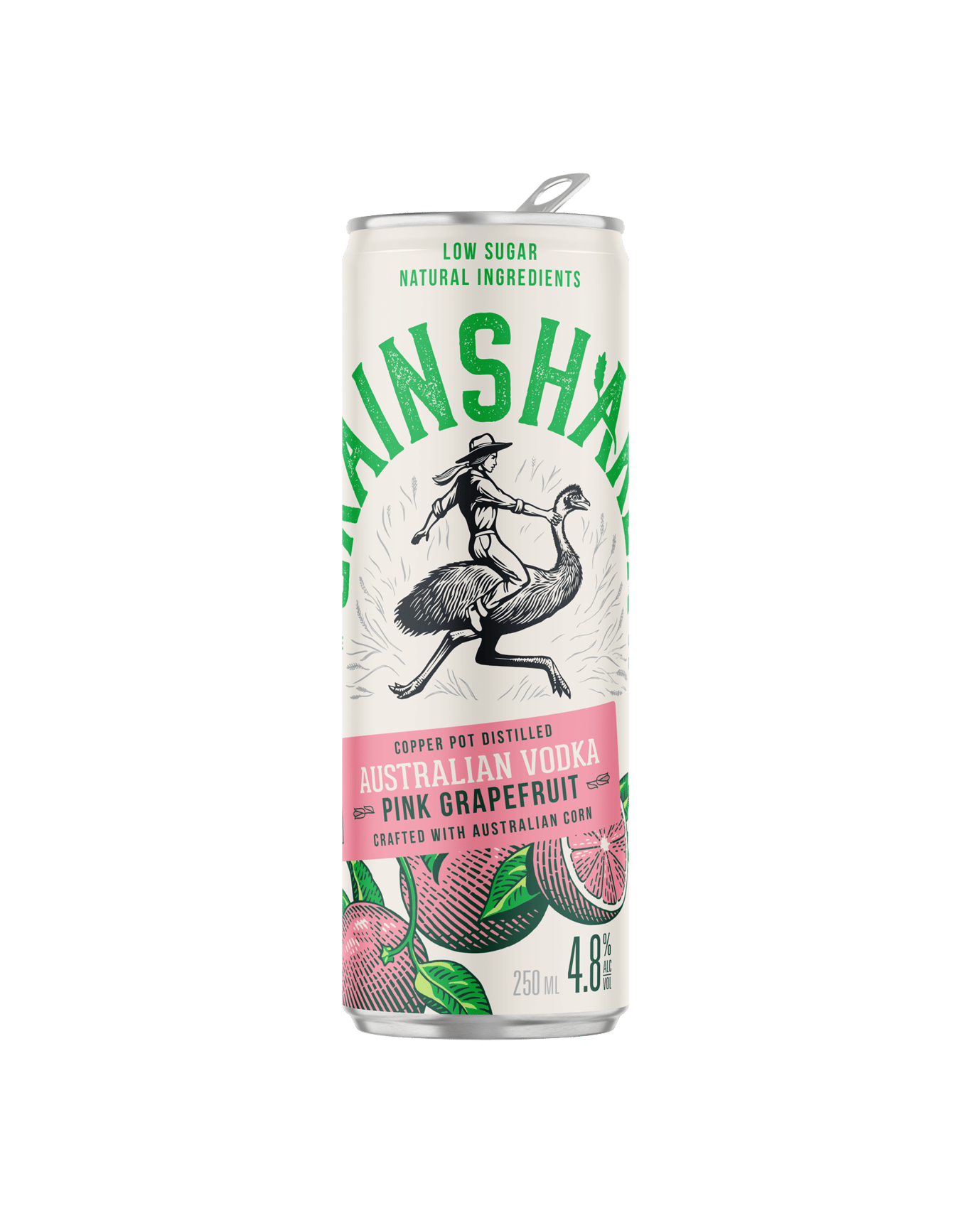 Buy Grainshaker Australian Vodka Pink Grapefruit & Soda Mixer 250ml ...