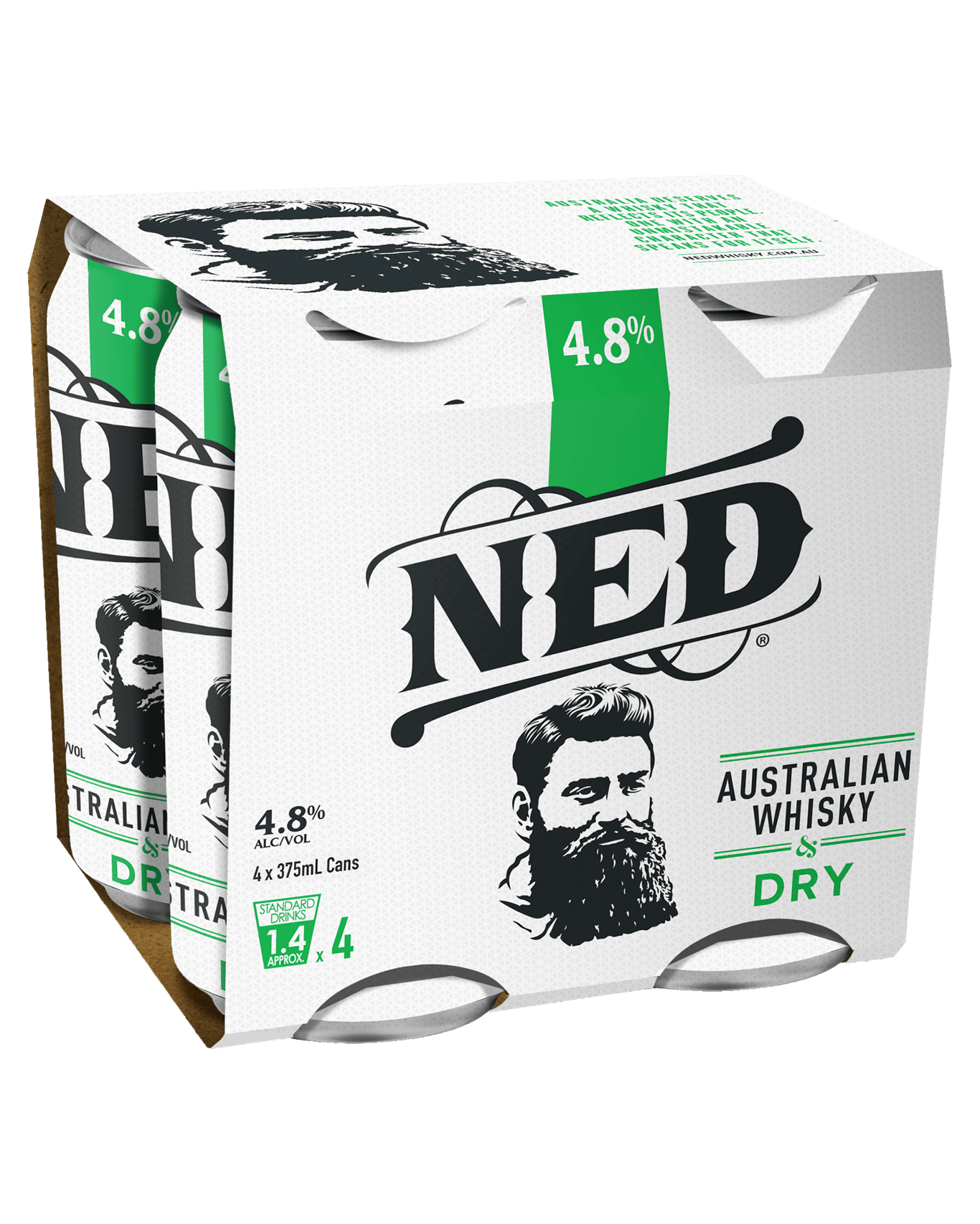 Buy Ned Australian Whisky & Dry Cans 375ml Online @Lowest Price