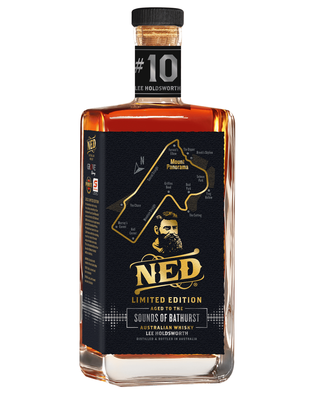 Buy Ned Australian Whisky Sounds Of Bathurst #10 Lee Holdsworth 500ml ...